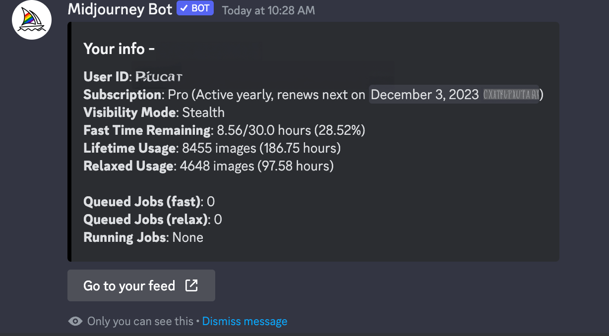 Decoding Your MidJourney Bot Stats: A Guide to Understanding Your Discord Info Section – PJFP.com