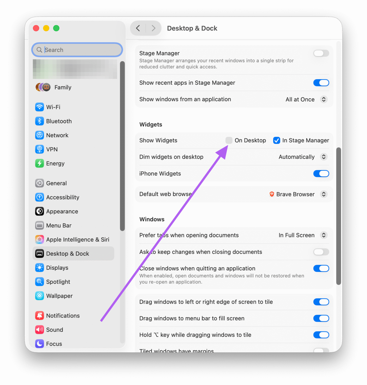 How to Hide Desktop Widgets in macOS Tahoe – PJFP.com